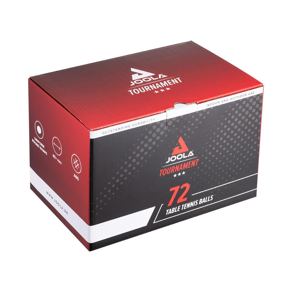 JOOLA TOURNAMENT 40+ 72-pack – Durable ABS Table Tennis Balls